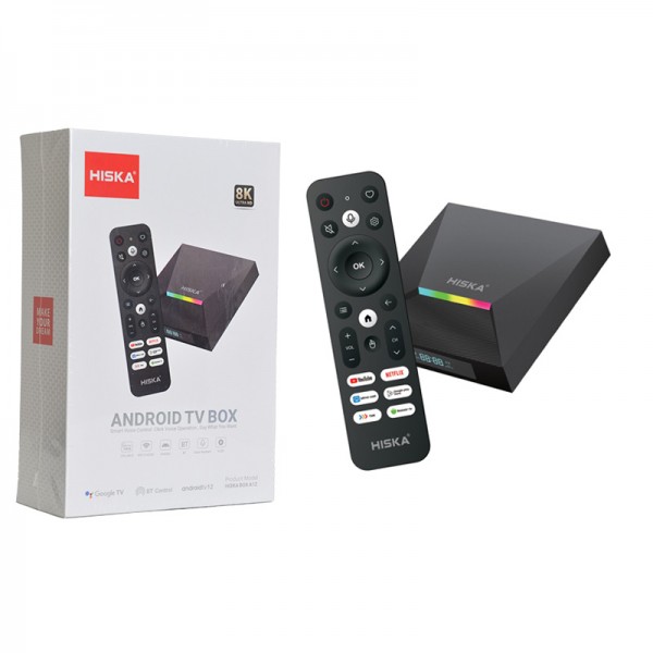 فروش عمده اندروید باکس هیسکا (HISKA) مدل HISKA BOX A12