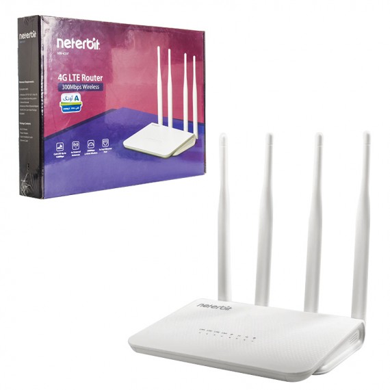فروش عمده مودم 4G LTE بی سیم نتربیت (NeterBit) مدل NW-431F