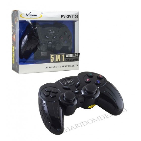 دسته بازی تک شوکدار بی سیم Venous مدل PV-GV1100 (رنگی)