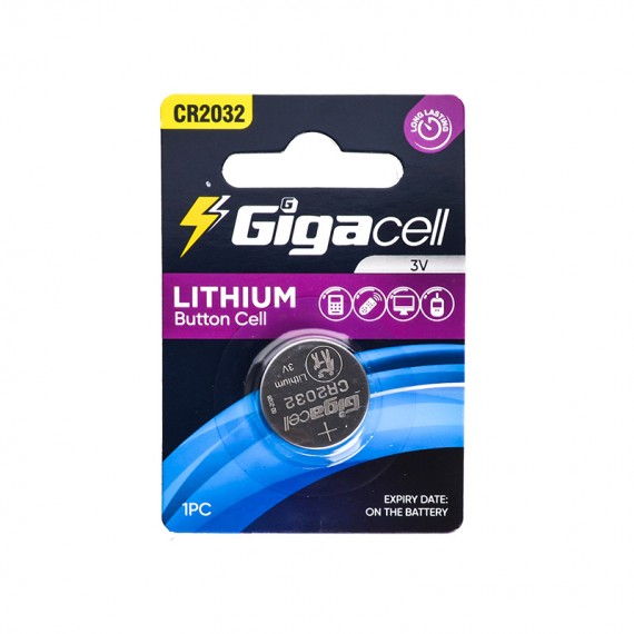 خرید عمده باتری سکه ای گیگاسل (Gigacell) مدل CR2032 3V