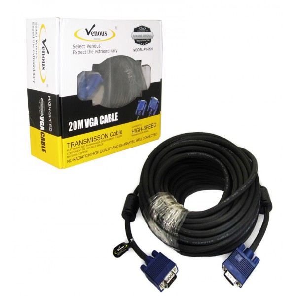کابل VGA طول 20 متر Venous مدل PV-K120