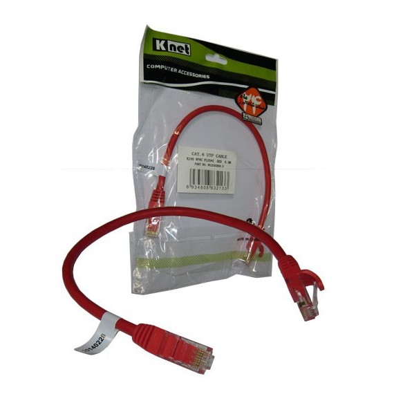 کابل شبکه Cat6 پچ کرد 30 سانتی Knet