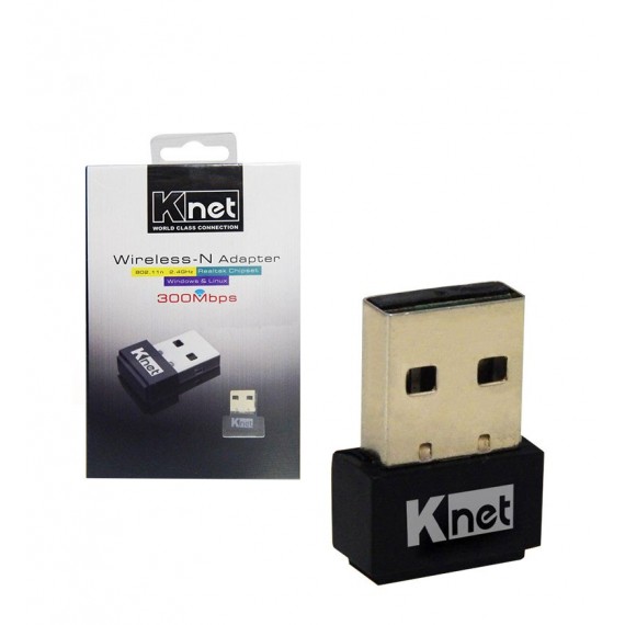 دانگل wifi شبکه بی سیم Knet مدل 300Mbps 2.4GHz