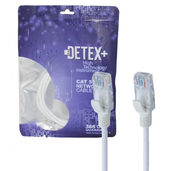 کابل شبکه CAT5 پچ کرد طول 2 متر DETEX+