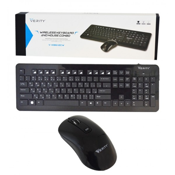 کیبورد و موس بی سیم Verity مدل V-KB6112CW