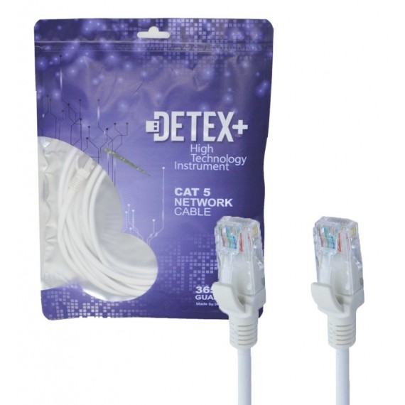 کابل شبکه CAT5 پچ کرد طول 5 متر DETEX+