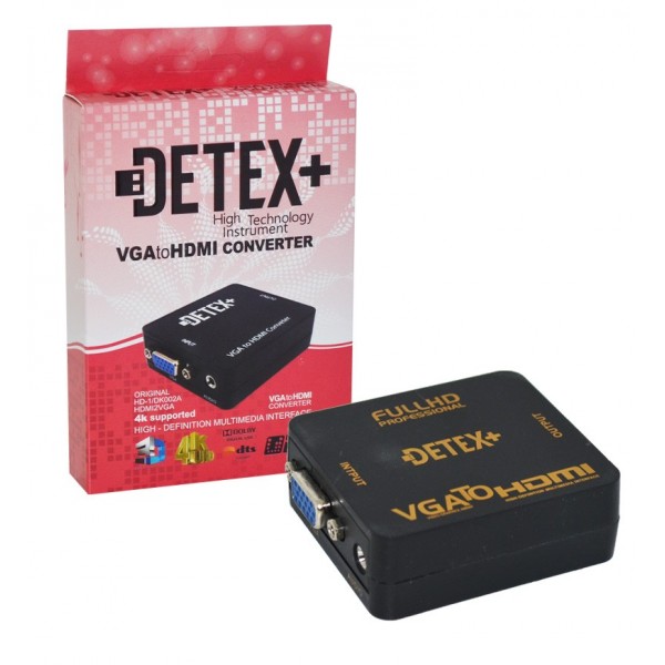 تبدیل VGA به HDMI برند DETEX+