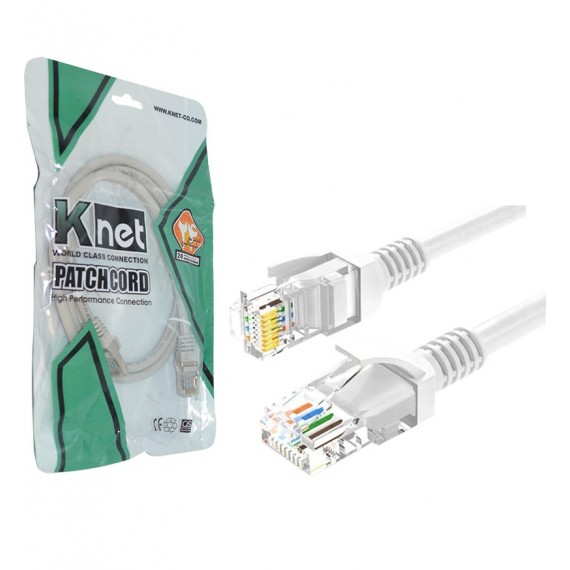 کابل شبکه CAT6 SFTP پچ کرد طول 1 متر Knet Plus مدل K-N1013