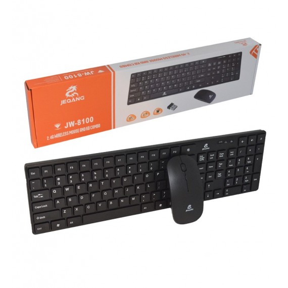 پخش عمده کیبورد و موس بی سیم JEQANG مدل JW-8100
