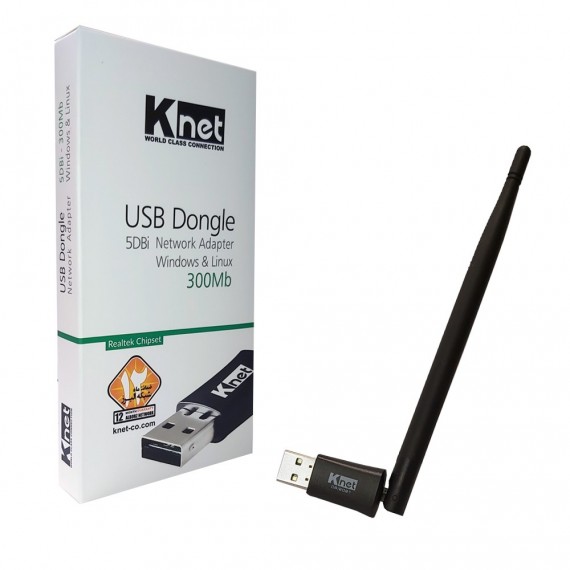 پخش آنلاین دانگل Wifi شبکه آنتن دار Knet 5DBI 300Mb