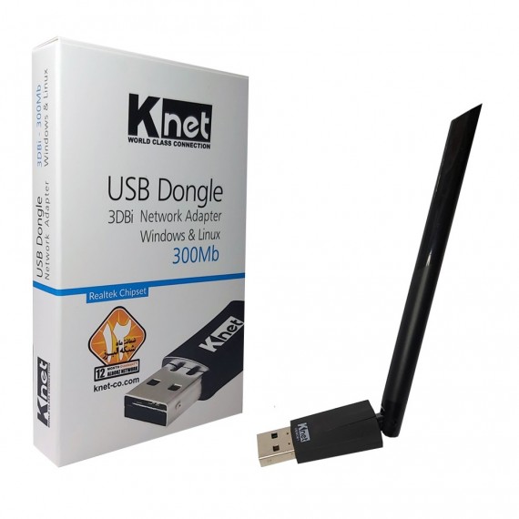 خرید اینترنتی دانگل Wifi شبکه آنتن دار Knet 3DBI 300Mb