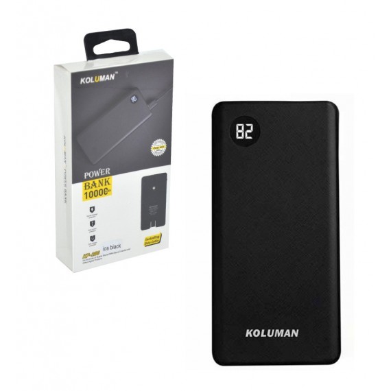 خرید اینترنتی پاوربانک کلومن (KOLUMAN) مدل KP-200 کابل آیفون متصل ظرفیت 10000 میلی آمپر