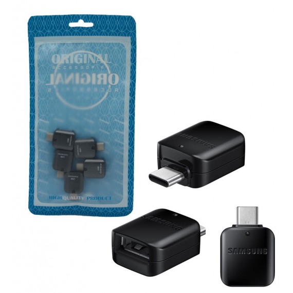 خرید عمده تبدیل OTG Type-C بسته 5 عددی برند SAMSUNG کپی