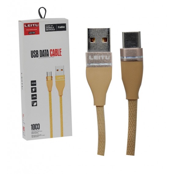 فروش عمده کابل TYPE-C کنفی لیتو (LEITU) مدل LD-10