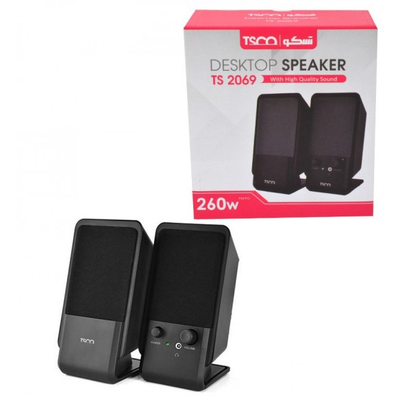 خرید عمده اسپیکر 2 تکه لپ تاپی تسکو (TSCO) مدل TS 2069