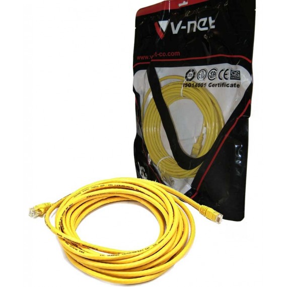 کابل شبکه CAT5 پچ کرد 10 متری Vnet