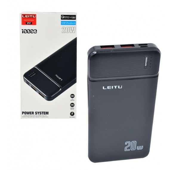 خرید پاور بانک وایرلس لیتو (LEITU) مدل LP-17 ظرفیت 10000mAh