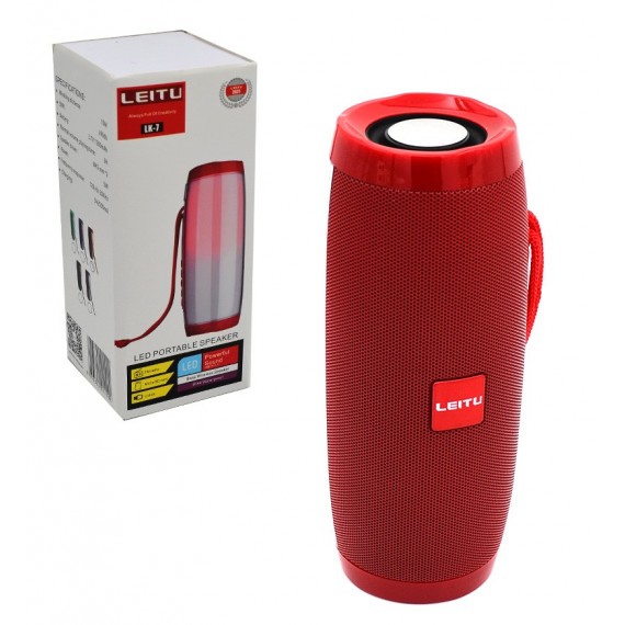 خرید عمده اسپیکر بلوتوث رم و فلش خور لیتو (LEITU) مدل LK-7