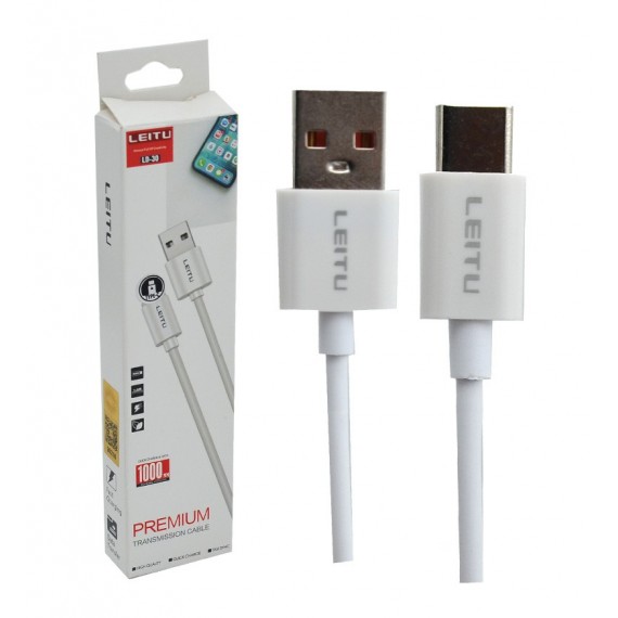 پخش عمده کابل TYPE-C لیتو (LEITU) مدل LD-30