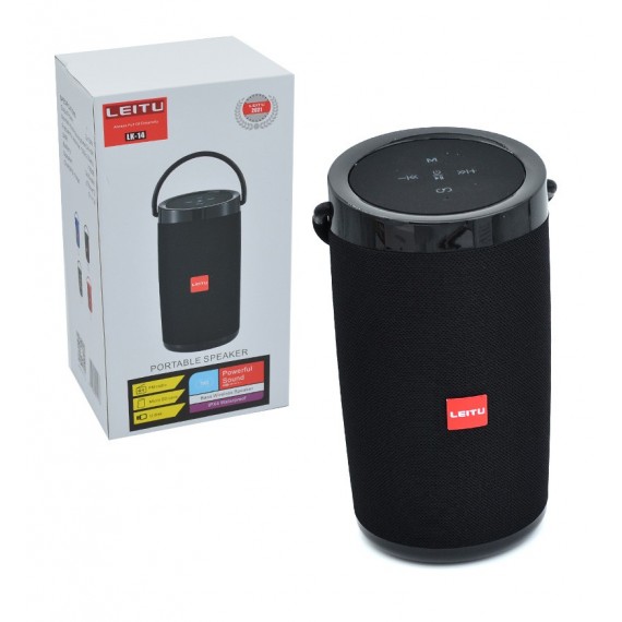 پخش اینترنتی اسپیکر بلوتوث رم و فلش خور لیتو (LEITU) مدل LK-14