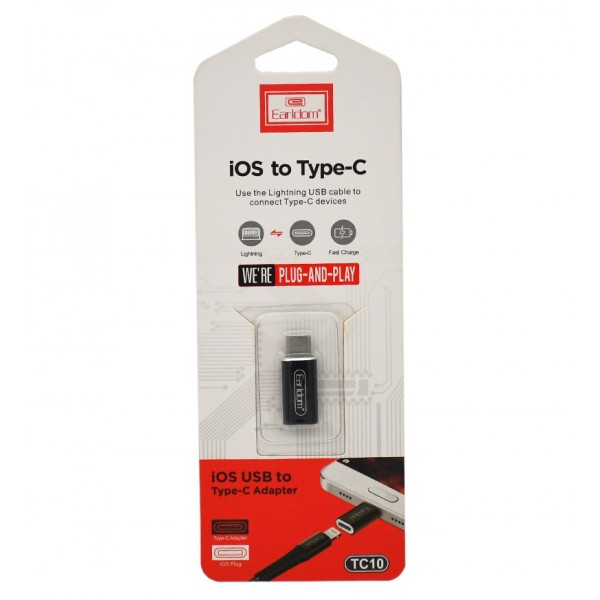 فروش عمده تبدیل IOS به Type-C ارلدام (EARLDOM) مدل ET-TC10