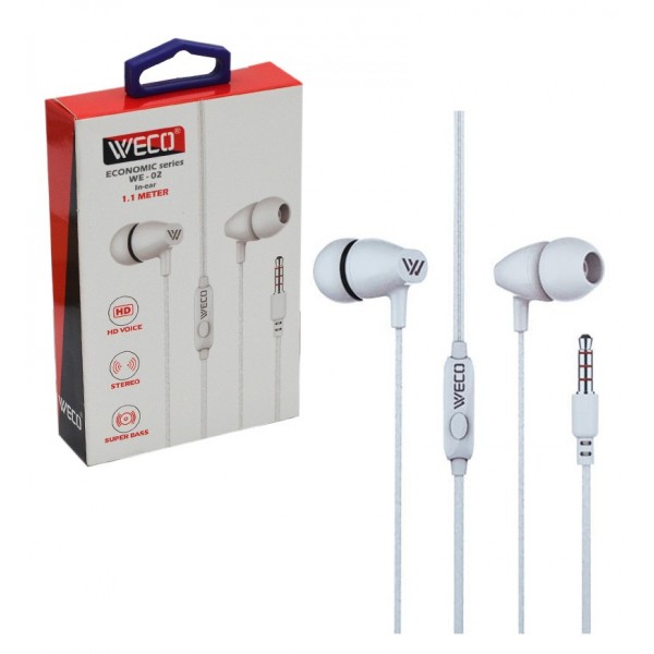 فروش عمده هندزفری وکو (WECO) مدل WE-02