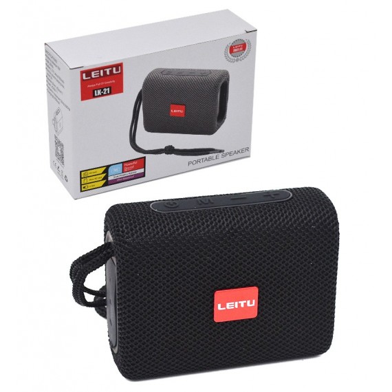 خرید آنلاین اسپیکر بلوتوث رم و فلش خور لیتو (LEITU) مدل LK-21