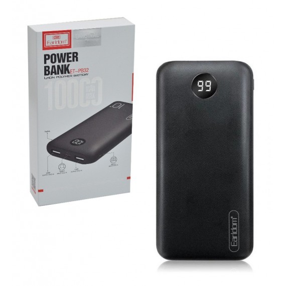 خرید آنلاین پاوربانک ارلدام (EARLDOM) مدل ET-PB32 10000mAh