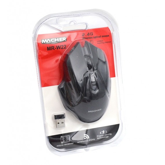 پخش عمده موس بی سیم مچر (Macher) مدل MR-W22