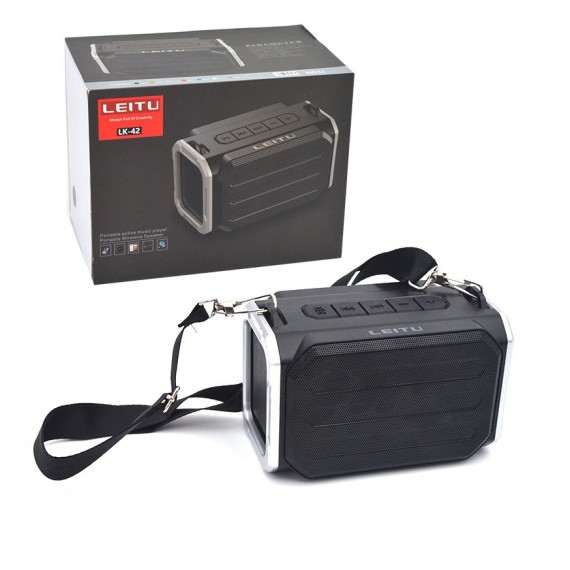 فروش عمده اسپیکر بلوتوث رم و فلش خور لیتو (LEITU) مدل LK-42