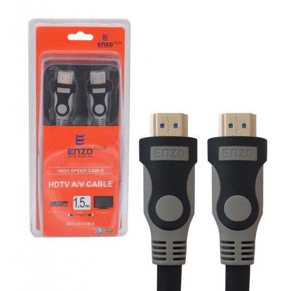 خرید عمده کابل HDMI 4K (19+1) طول 1.5 متر انزو (ENZO) مدل ENZO-102-1001