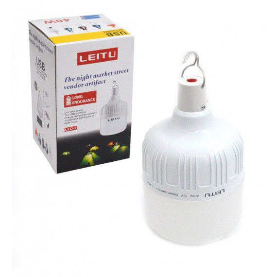 پخش عمده لامپ شارژی حبابی لیتو (LEITU) مدل LED-2