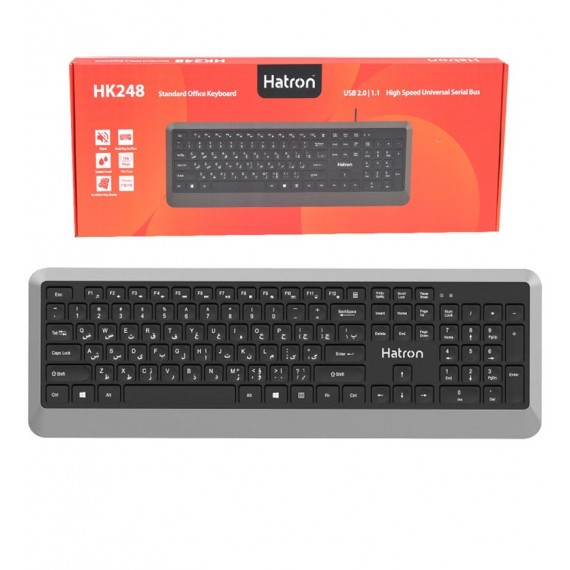 فروش اینترنتی کیبورد هترون (Hatron) مدل HK248