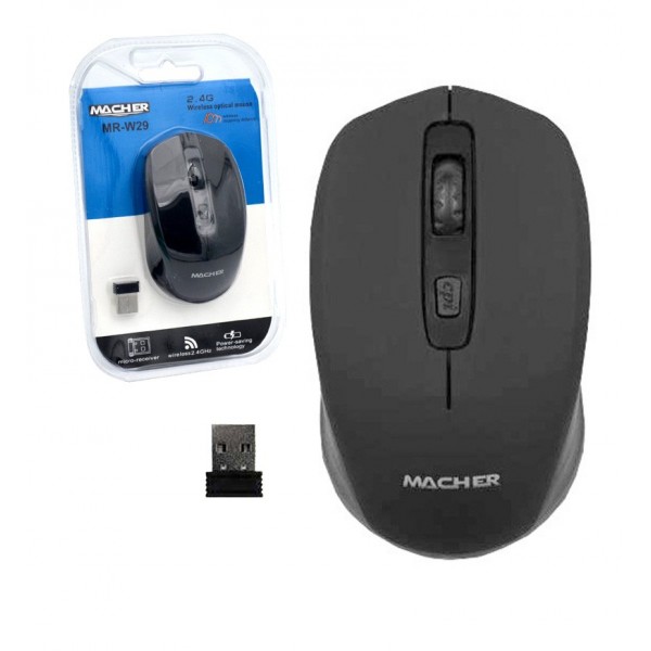 خرید آنلاین موس بی سیم مچر (Macher) مدل MR-W29