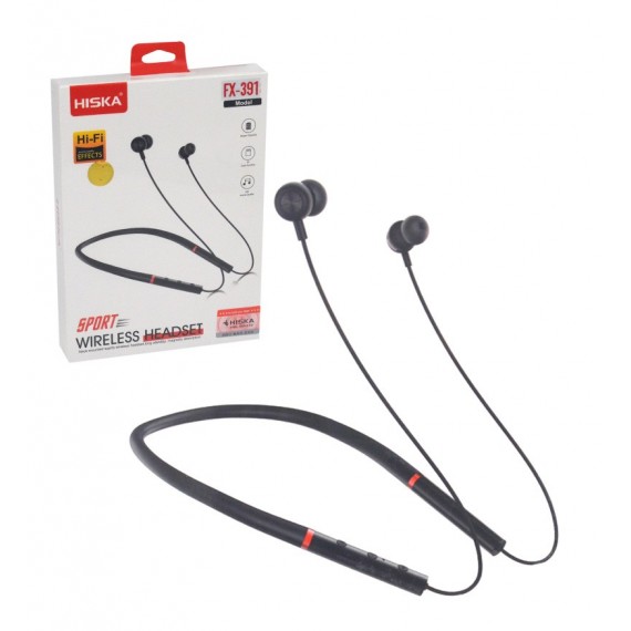 خرید عمده هندزفری بلوتوث پشت گردنی هیسکا (HISKA) مدل FX391