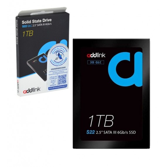 مرکز فروش هارد SSD اینترنال Addlink مدل S22 QLC 1TB