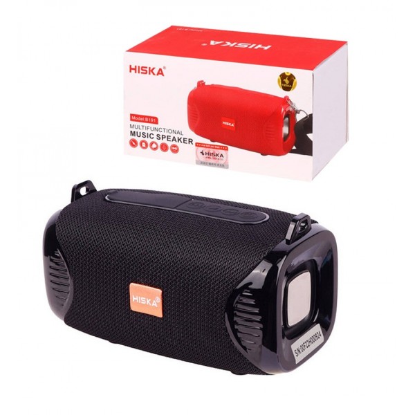 فروش اینترنتی اسپیکر بلوتوث رم و فلش خور هیسکا (HISKA) مدل B191
