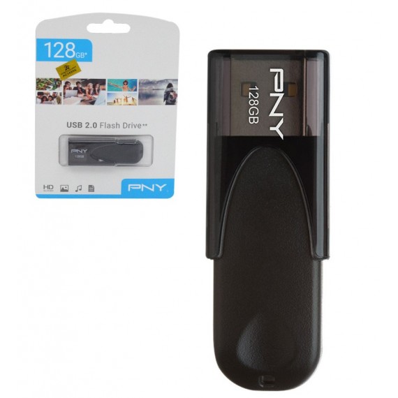 فروش عمده فلش پی ان وای (PNY) مدل Attach USB2.0 128GB گارانتی حافظه طلایی تهران / ایرانیان