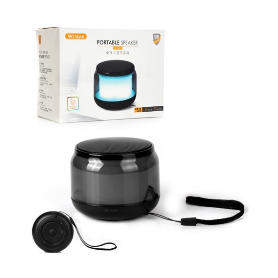 خرید عمده اسپیکر بلوتوث رم و فلش خور وسدار (WESDAR) مدل K360