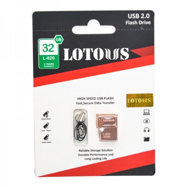 فروش آنلاین فلش لوتوس (LOTOUS) مدل 32GB L-820