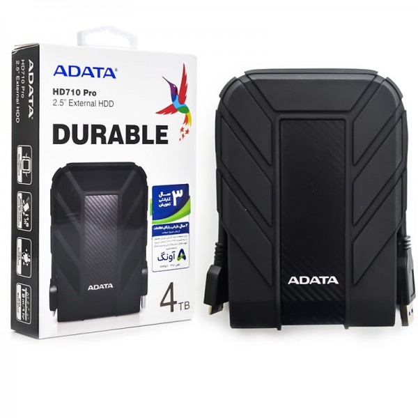 خرید عمده هارد HDD اکسترنال ای دیتا (ADATA) مدل DURABLE HD710PRO ظرفیت 4TB