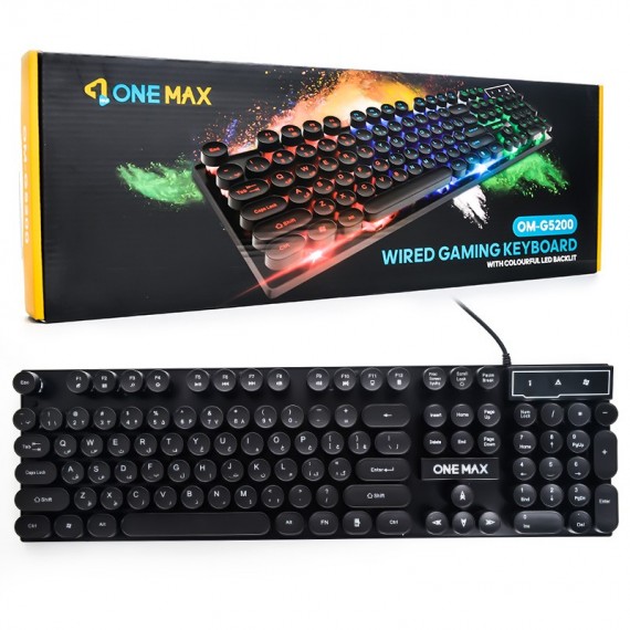 فروش عمده کیبورد گیمینگ وان مکس (ONE MAX) مدل OM-G5200