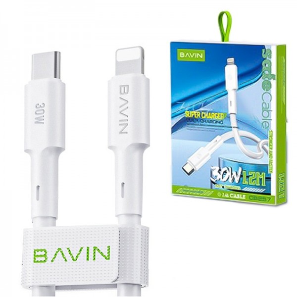 فروش عمده کابل تایپ سی به آیفون (Type-C to Lightning) باوین (BAVIN) طول ...
