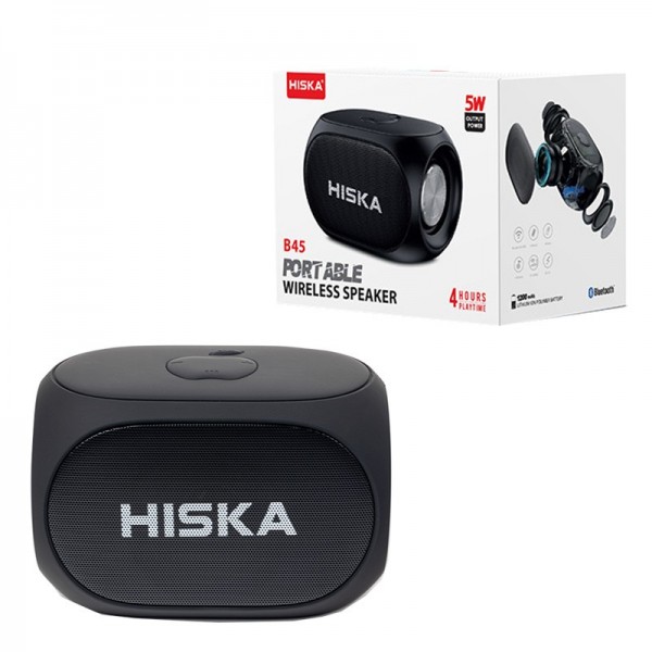 فروش عمده اسپیکر بلوتوث رم و فلش خور هیسکا (HISKA) مدل B45