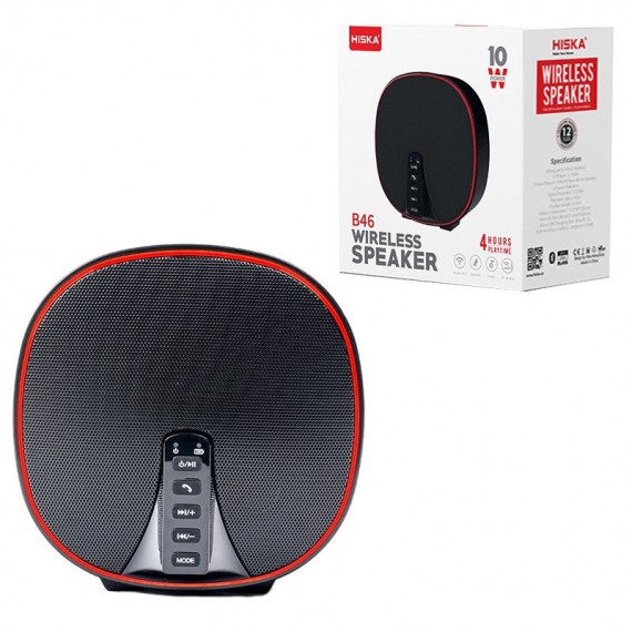 فروش عمده اسپیکر بلوتوث رم خور هیسکا (HISKA) مدل B46