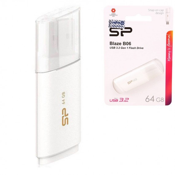 پخش عمده فلش سیلیکون پاور (Silicon Power) مدل 64GB Blaze B06 USB 3.2