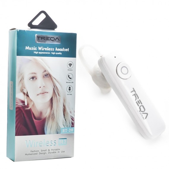 خرید عمده هندزفری بلوتوث تک گوش ترکا (TREQA) مدل BT-20
