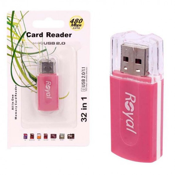 خرید عمده رم ریدر USB2.0 رویال (Royal) مدل SY-596