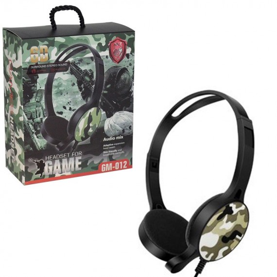 خرید عمده هدست گیمینگ سیم دار ای کی زد (AKZ) مدل GM-012