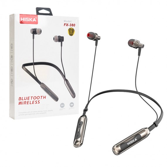 پخش عمده هندزفری بلوتوث پشت گردنی هیسکا (HISKA) مدل FX-380